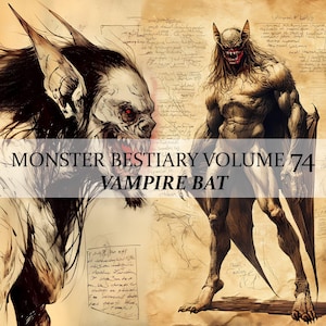 11 Page Monster Bestiary Chapter 74, Monster Encyclopedia Vol 74, 11 ...