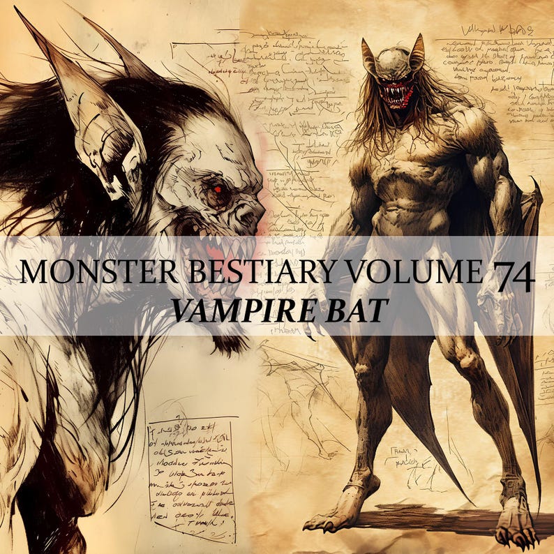 11 Page Monster Bestiary Chapter 74, Monster Encyclopedia Vol 74, 11 ...