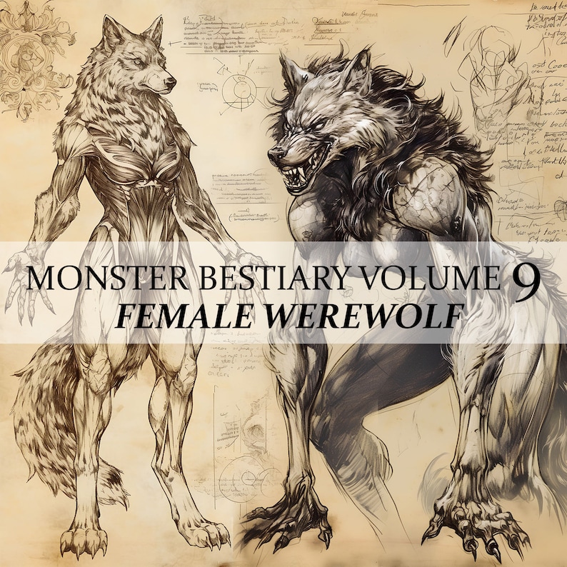 8 Page Monster Bestiary Chapter 9, Monster Encyclopedia Vol 9, 8 JPG ...