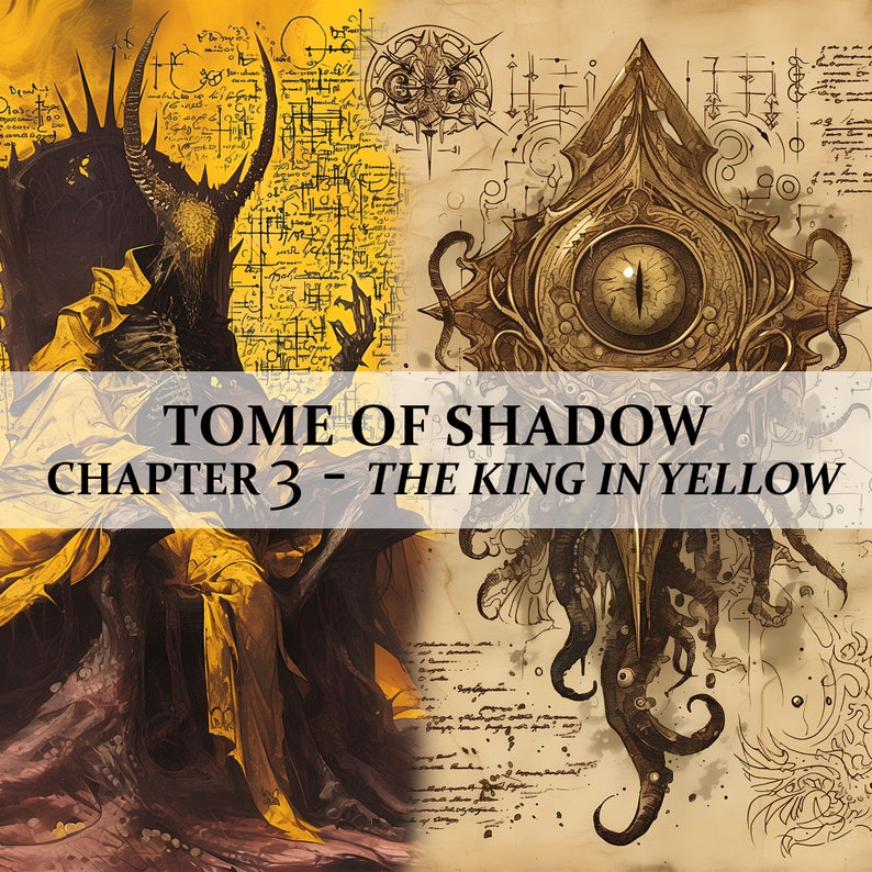 37 Necronomicon Pages, Chapter 3 Tome of Shadow - Hastur the King in ...