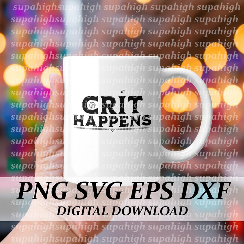 Crit Happens Png Svg Png Transparent Background, Transparent Design Dnd ...