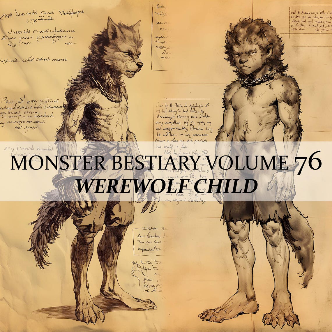 10 Page Monster Bestiary Chapter 76, Monster Encyclopedia Vol 76, 11 ...