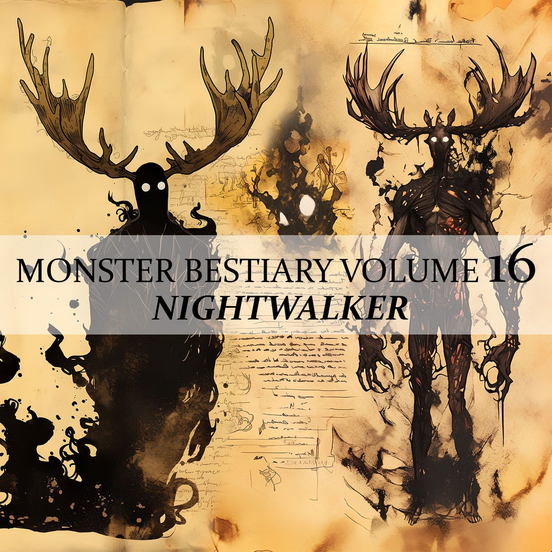 12 Page Monster Bestiary Chapter 15, Monster Encyclopedia Vol 15, 12 ...