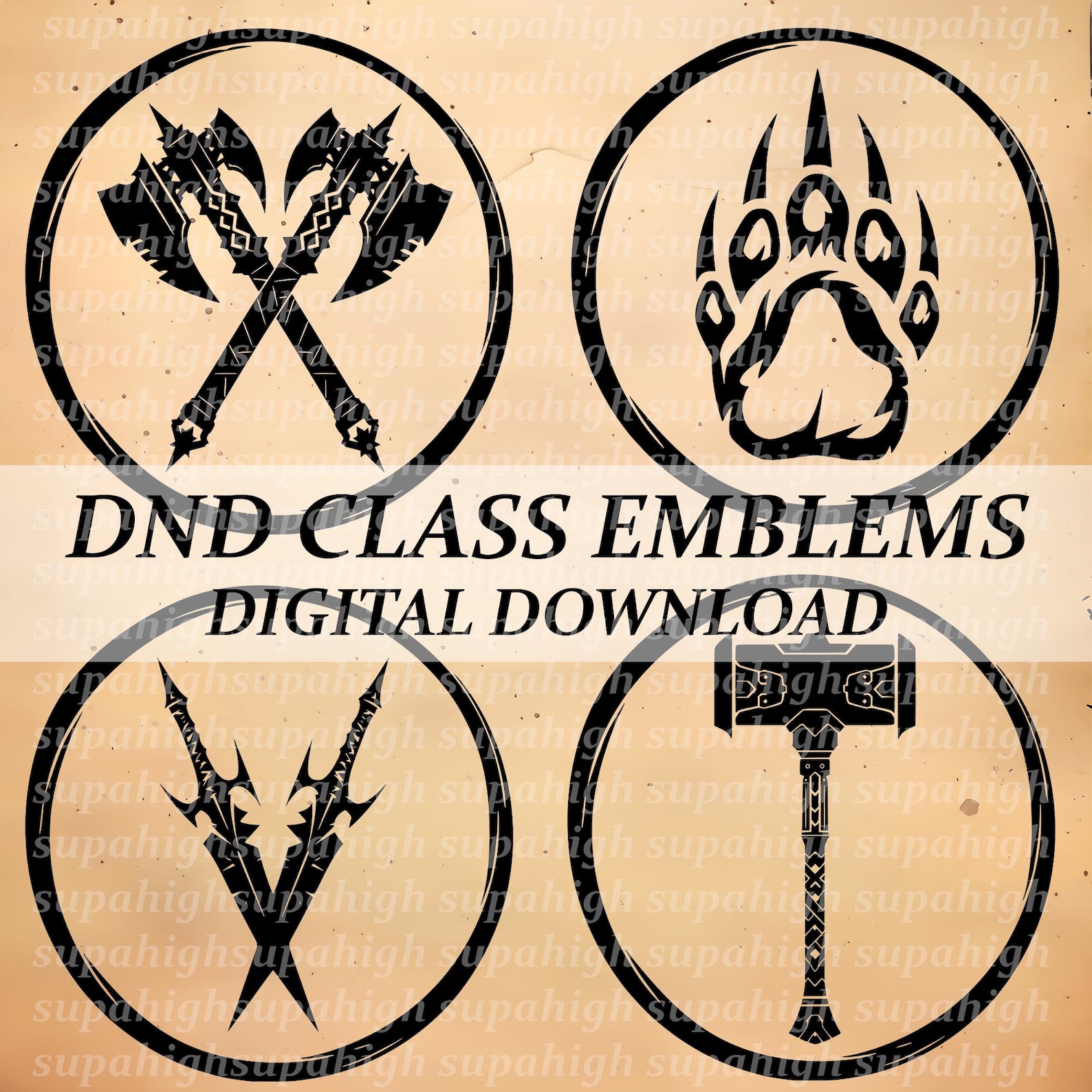 12 Dnd Class Emblems Png Svg Png Transparent Background,dnd Class ...