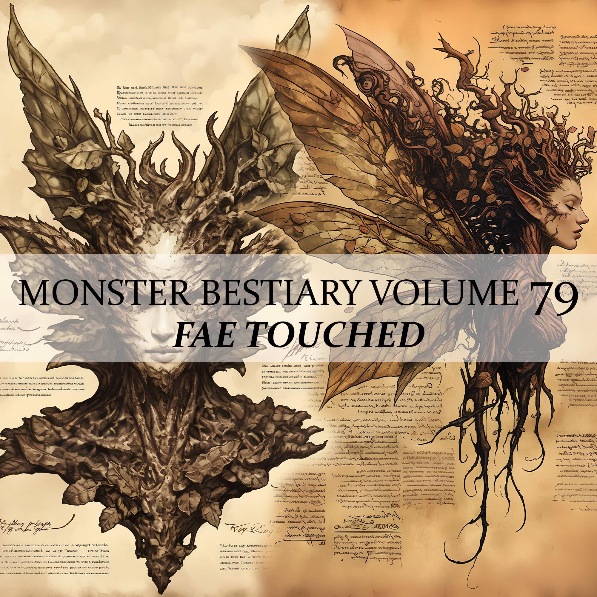 12 Page Monster Bestiary Chapter 79, Monster Encyclopedia Vol 79, 12 ...