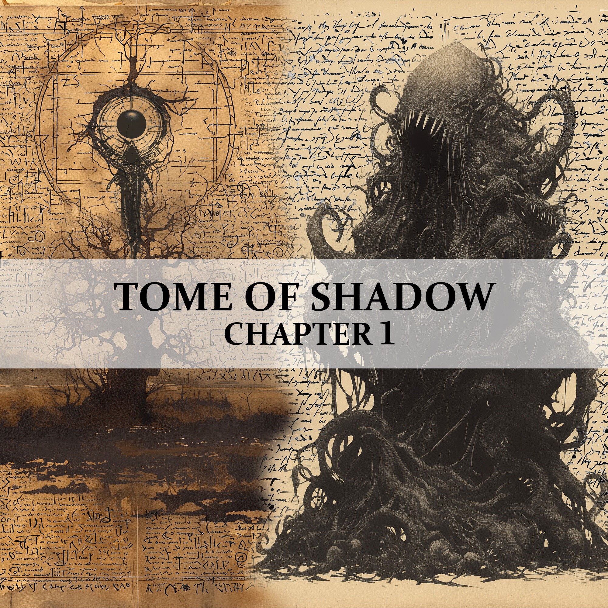 20 Necronomicon Pages, Chapter 1 Tome of Shadow Printable JPG Pages ...