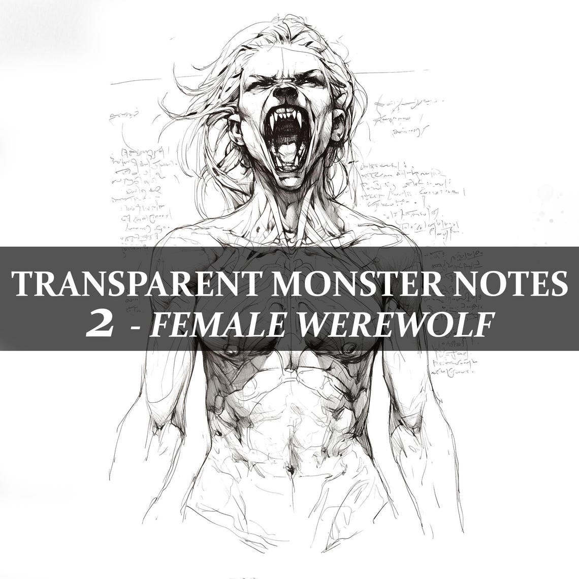 16 Page Transparent Background Monster Notes 2, Chapter 2 Female ...