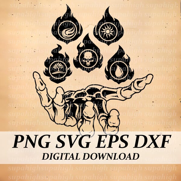 Magic Gathering Svg - Etsy