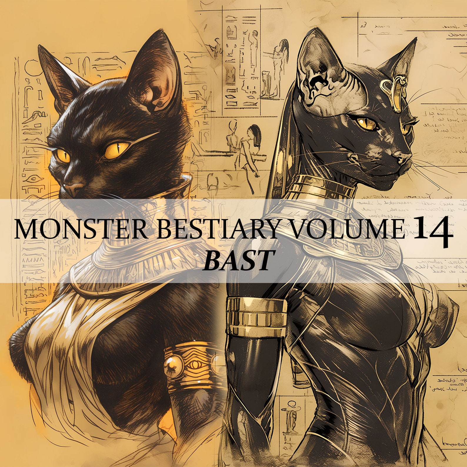 15 Page Monster Bestiary Chapter 14, Monster Encyclopedia Vol 14, 15 ...