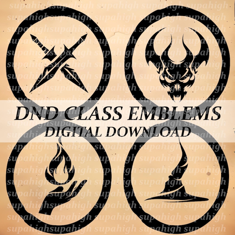 Dnd Class Emblems Png Svg Png Transparent Background, Dnd Class Symbol ...