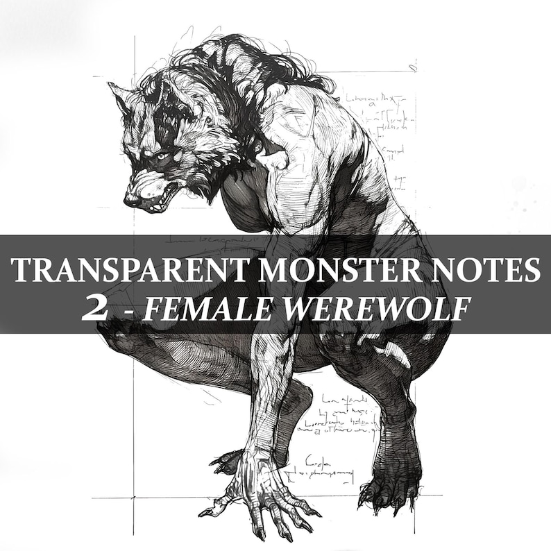 16 Page Transparent Background Monster Notes 2, Chapter 2 Female ...