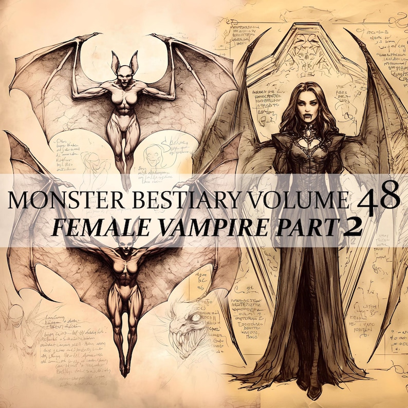 11 Page Monster Bestiary Chapter 48, Monster Encyclopedia Vol 48, 11 ...