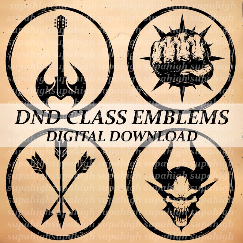 12 Dnd Class Emblems Png Svg Png Transparent Background,dnd Class ...