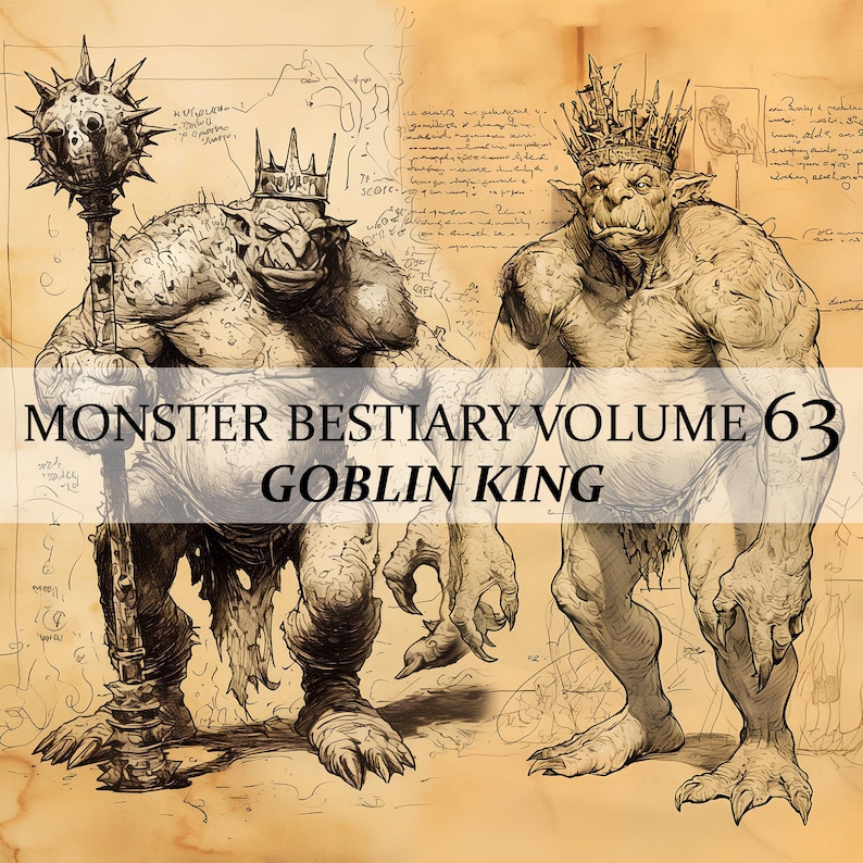 10 Page Monster Bestiary Chapter 63, Monster Encyclopedia Vol 63, 10 ...