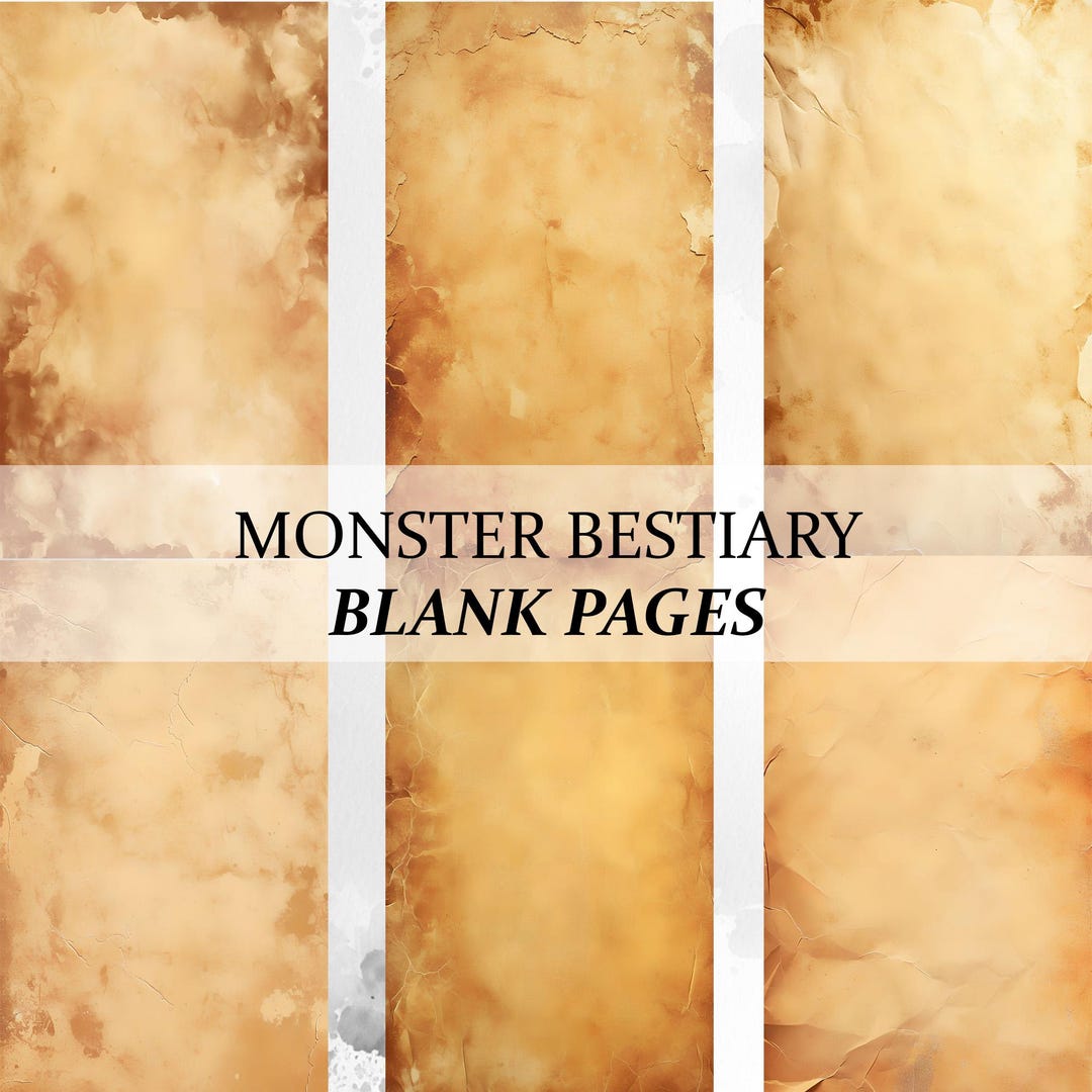 20 Page Monster Bestiary Chapter 0, Monster Encyclopedia Vol 0, 20 JPG ...