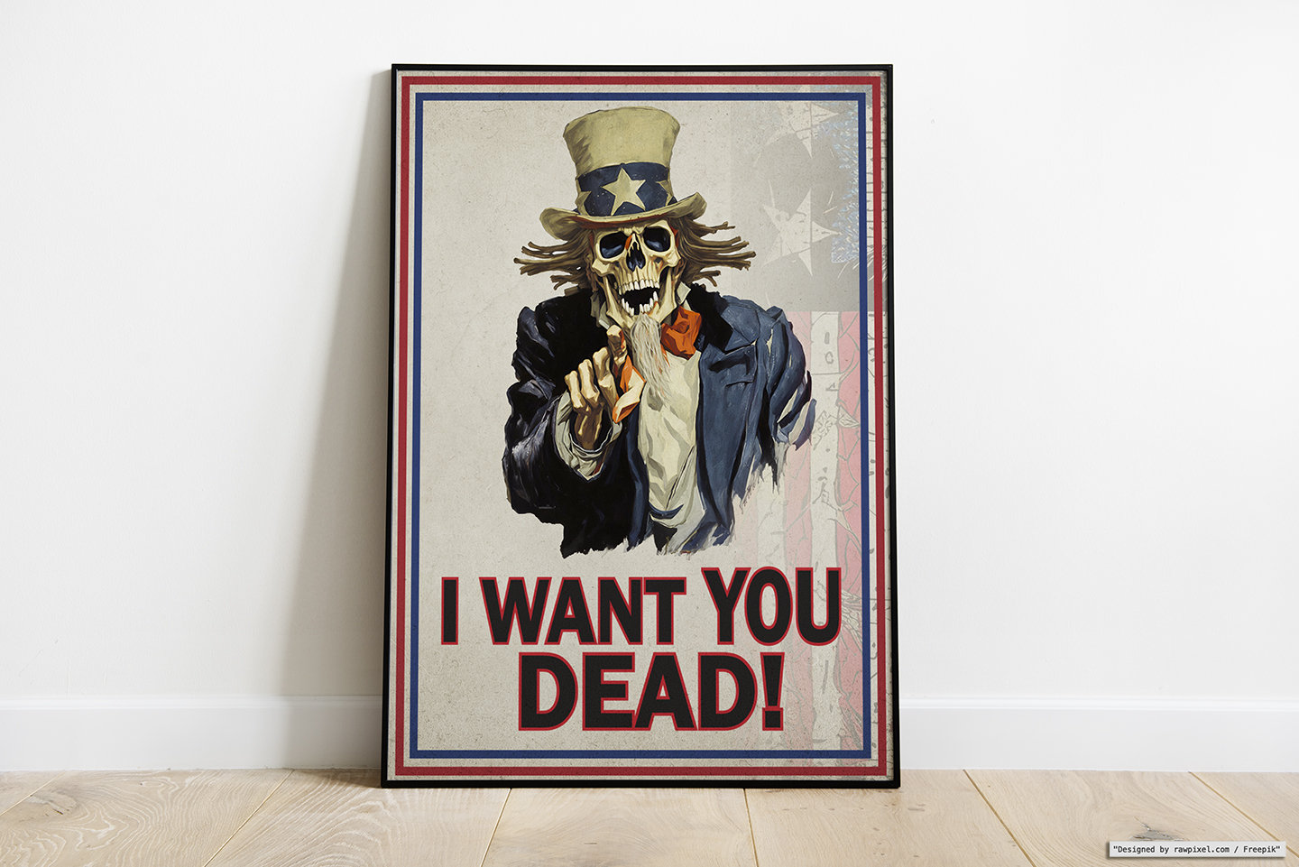 Zombie Uncle Sam Tattoo