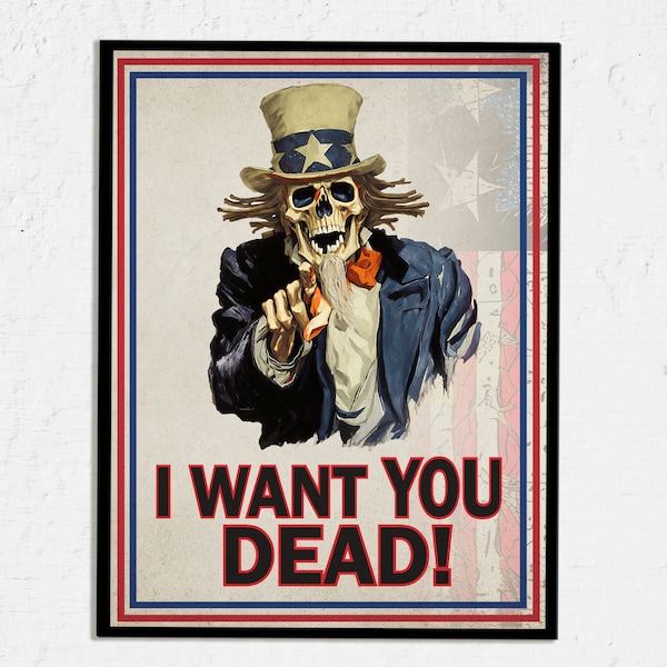 Uncle Sam Poster - Etsy