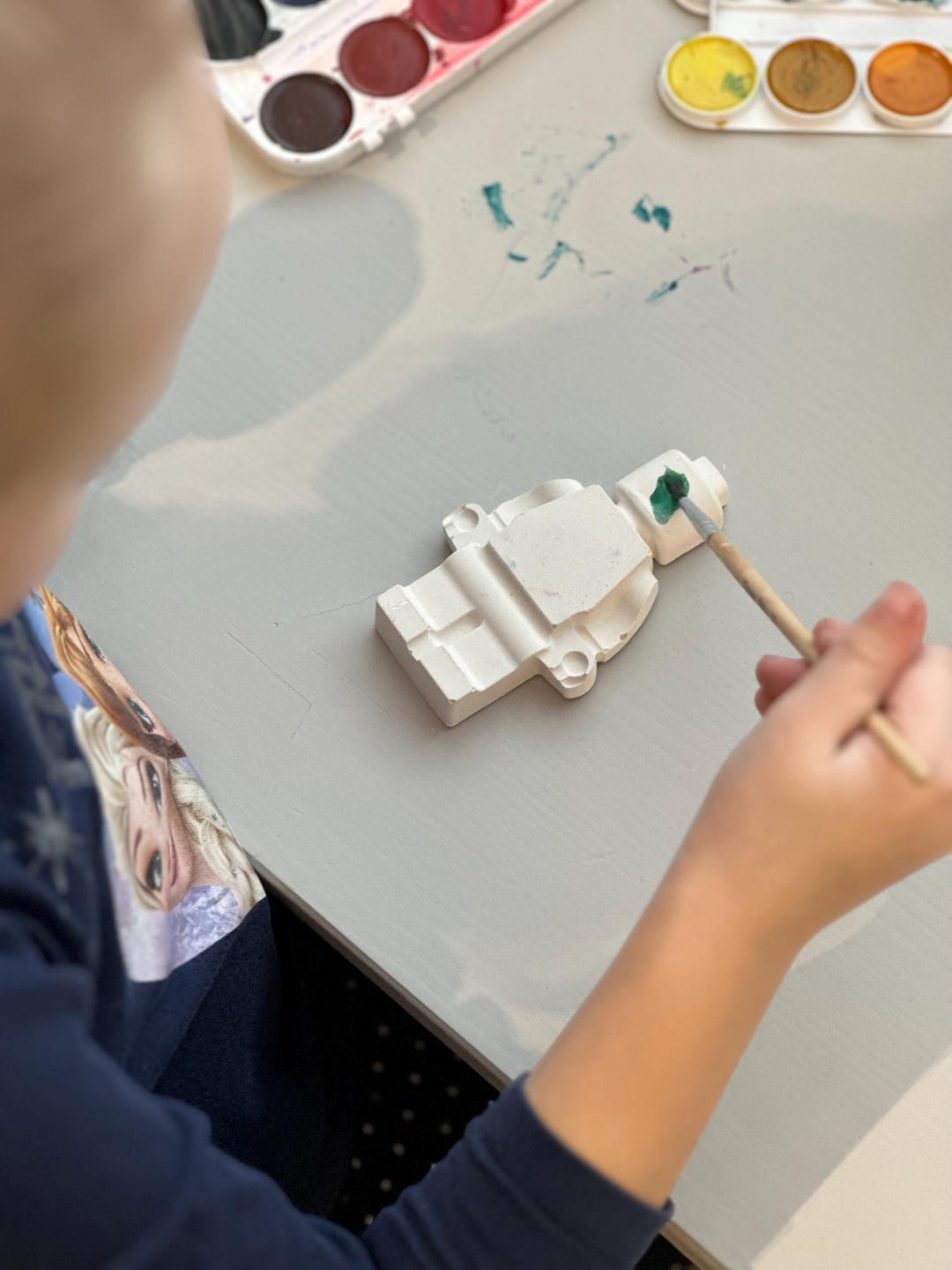 Plaster Figures for Kids and Adults Robot Figure Coloring Set Plaster ...