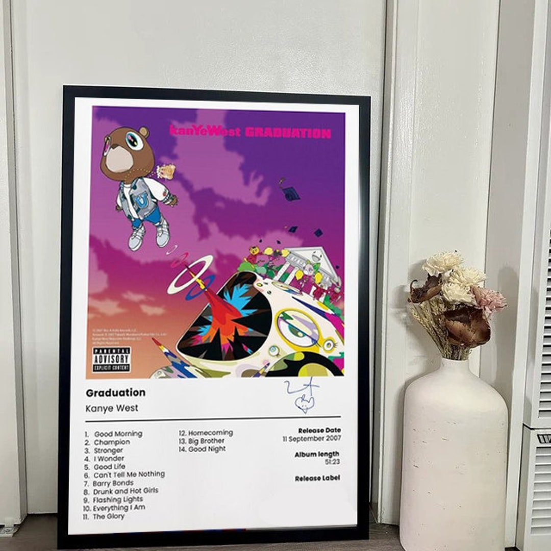 Kanye West Poster Graduation Album Cover Poster No Framed - Etsy