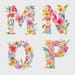 Watercolor Floral Alphabet PNG | Flower Letters & Numbers | A-Z, 0-9 ...