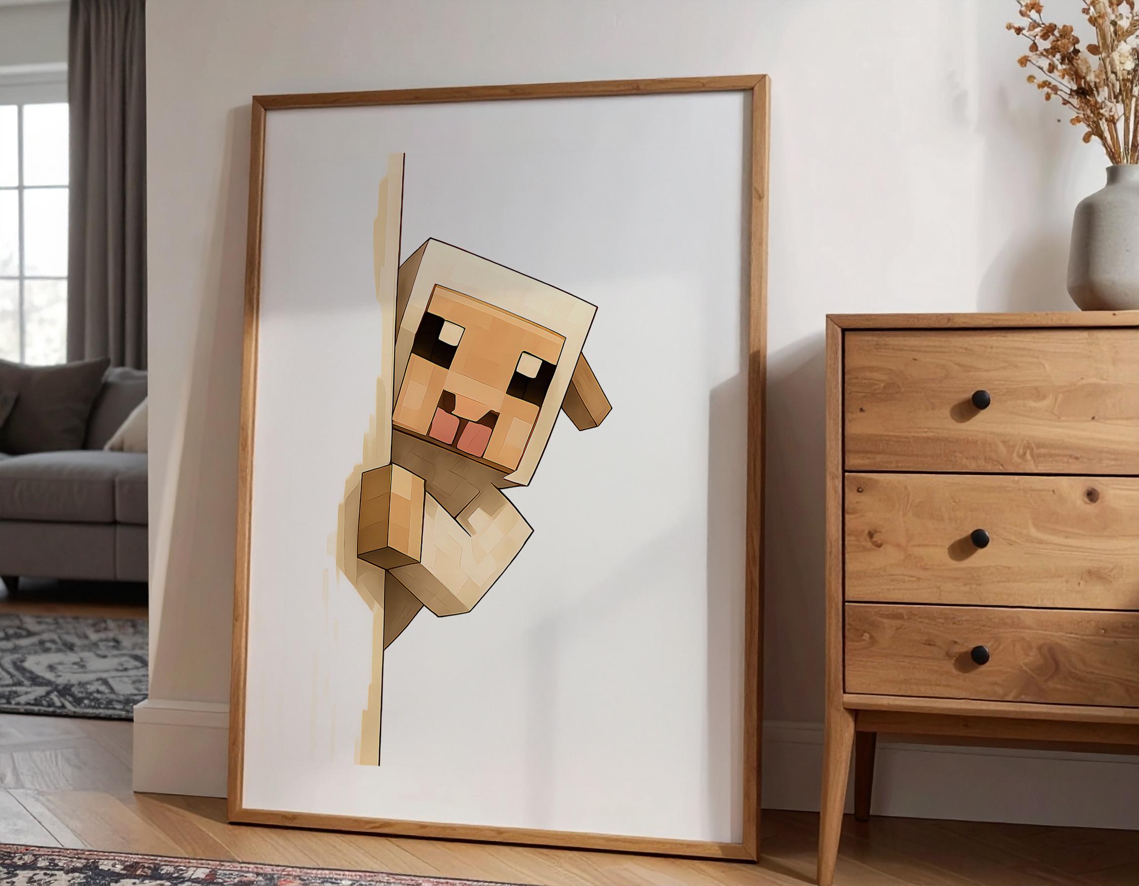 12 Peeking Minecraft Characters PNG – Minecraft Game Clipart ...