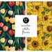 Watercolor Floral Alphabet PNG | Flower Letters & Numbers | A-Z, 0-9 ...