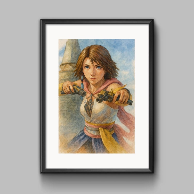 Yuna Poster - Etsy UK