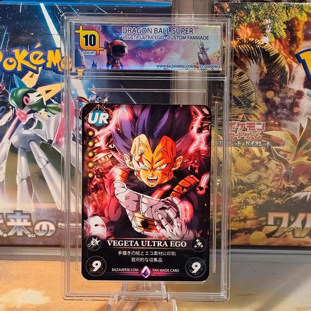 Grade 10 - Vegeta Ultra Ego Art Ultra Rare TCG Card Game - Psa Bgs ...