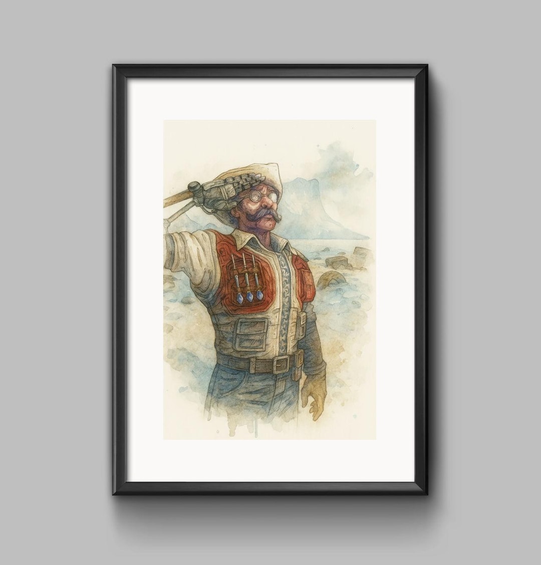 Borderlands 4 Watercolor A4 Poster Print - Custom Fan Made Fan Art ...