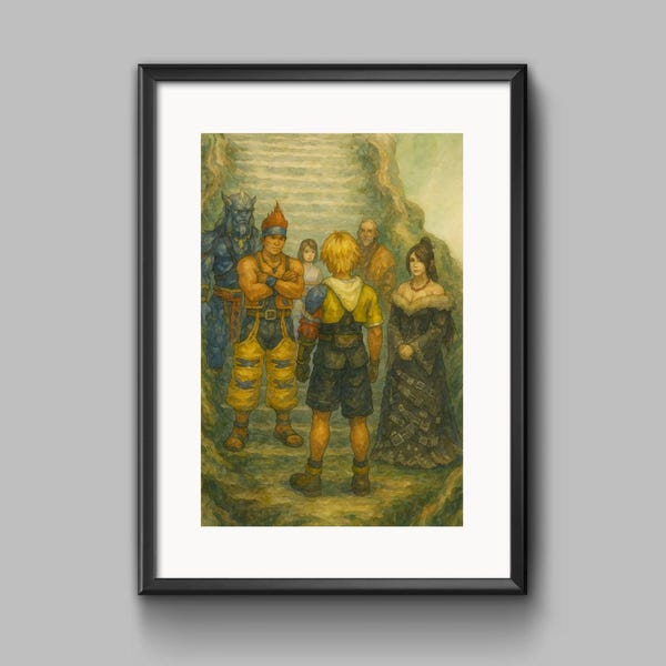 Yuna Poster - Etsy UK