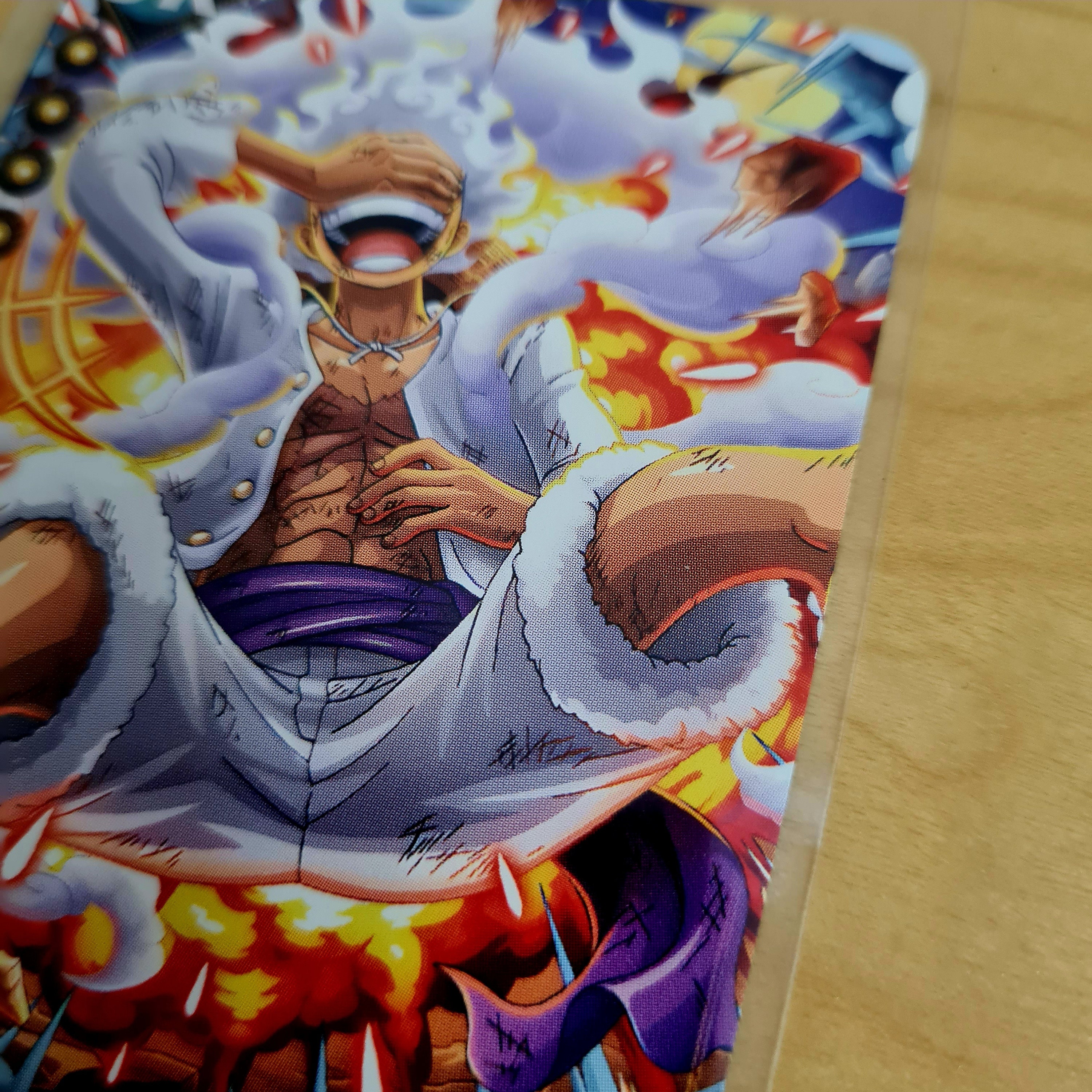 LUFFY GEAR 5 Promo Anime TCG Card - Artwork for Fans, Unique Collector ...