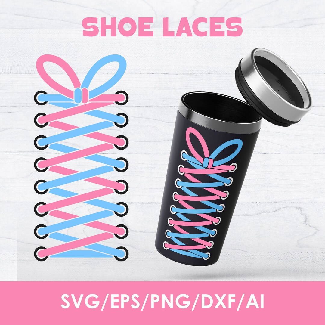 High Top Shoelaces Svg, Shoe Strings Clipart, Trainers Laces Svg, Shoe ...