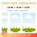 Shot Glass Box Template Bundle: DIY SVG PNG (instant Download) - Etsy