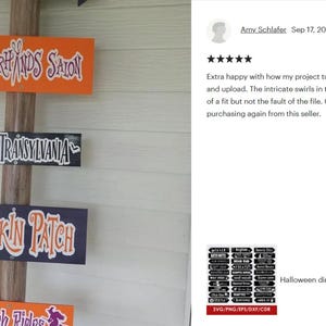 Spooky Halloween Direction Signs SVG Bundle (digital Download) - Etsy