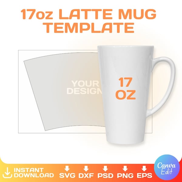 Latte Mug Etsy Uk