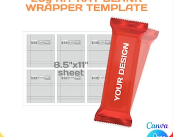 KIT KAT TEMPLATE - Etsy