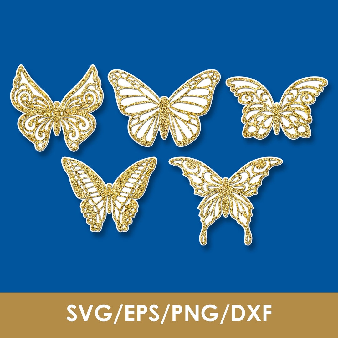 Layered Butterfly Svg, BUNDLE, Butterflies Papercut Template, 3D ...