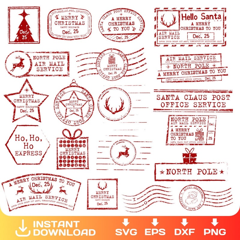 Santa Approved Stamp - Etsy