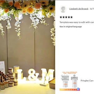 Pringles Can Wrap Blank Template, BUNDLE, 2.3 & 1.3oz, Chip Can Label ...