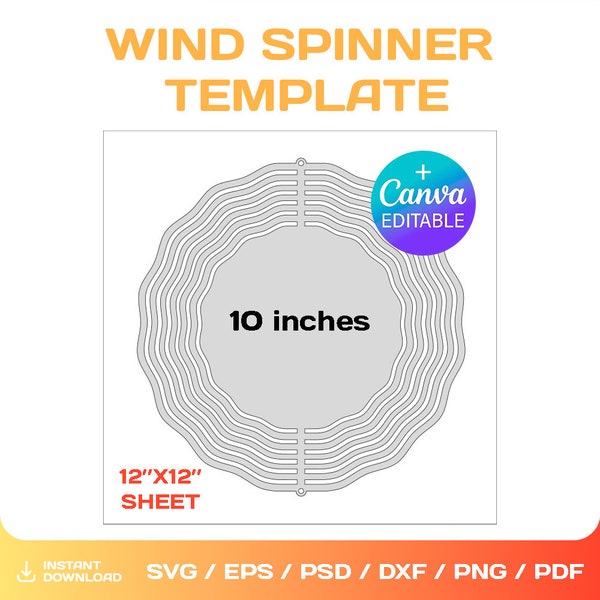 10 Wind Spinner Sublimation - Etsy