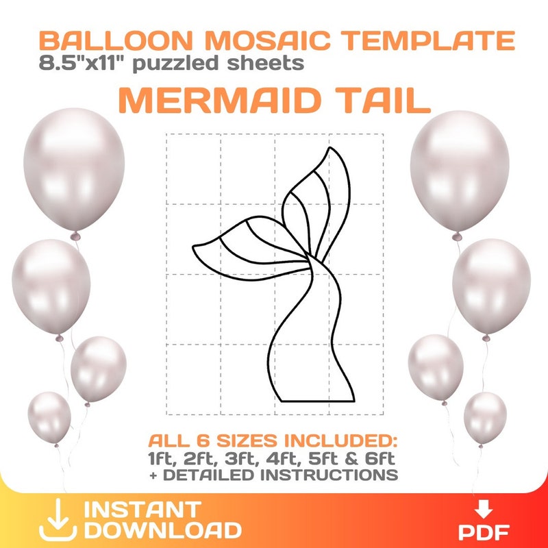 Mermaid Tail Balloon - Etsy
