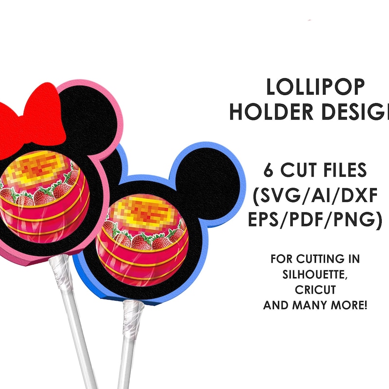 Lollipop Holder Template - Etsy