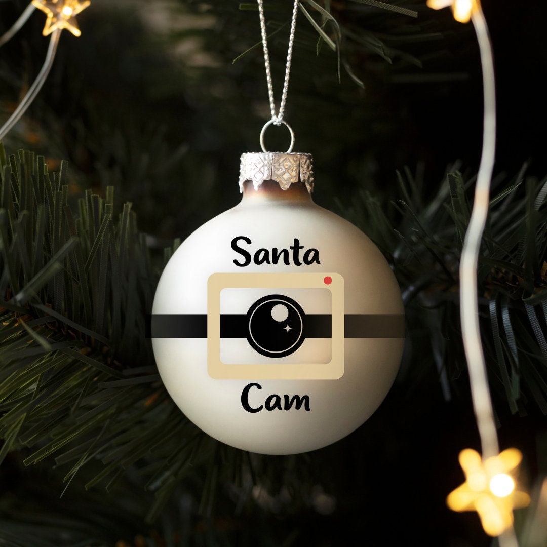 Santa Cam SVG, BUNDLE, Elf Cam Svg, Watch Ornament Svg, Reindeer Cam ...