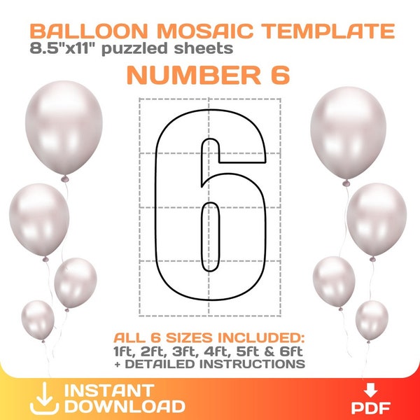 Giant Numbers - Etsy