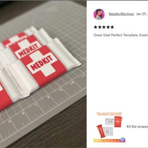 Kit Kat Wrapper Blank Template, DIY, Custom, Chocolate Party Favor ...