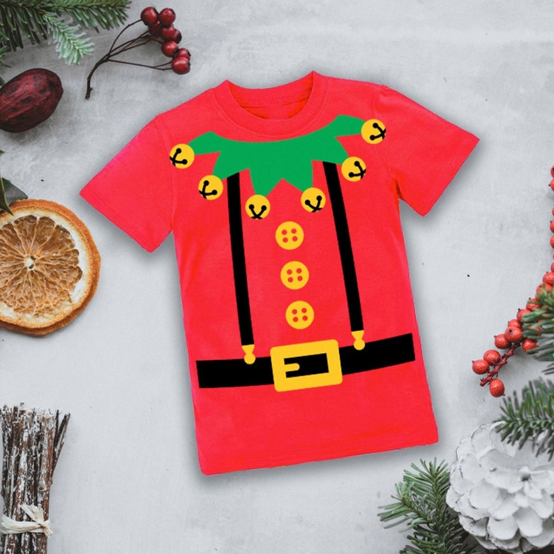 Christmas Elf Costume SVG, Elf Shirt, PNG, Elf Suit, Elf Outfit Svg ...