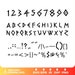 Greek Font, Greek Alphabet Letters & Numbers, Greek Style Script Font ...