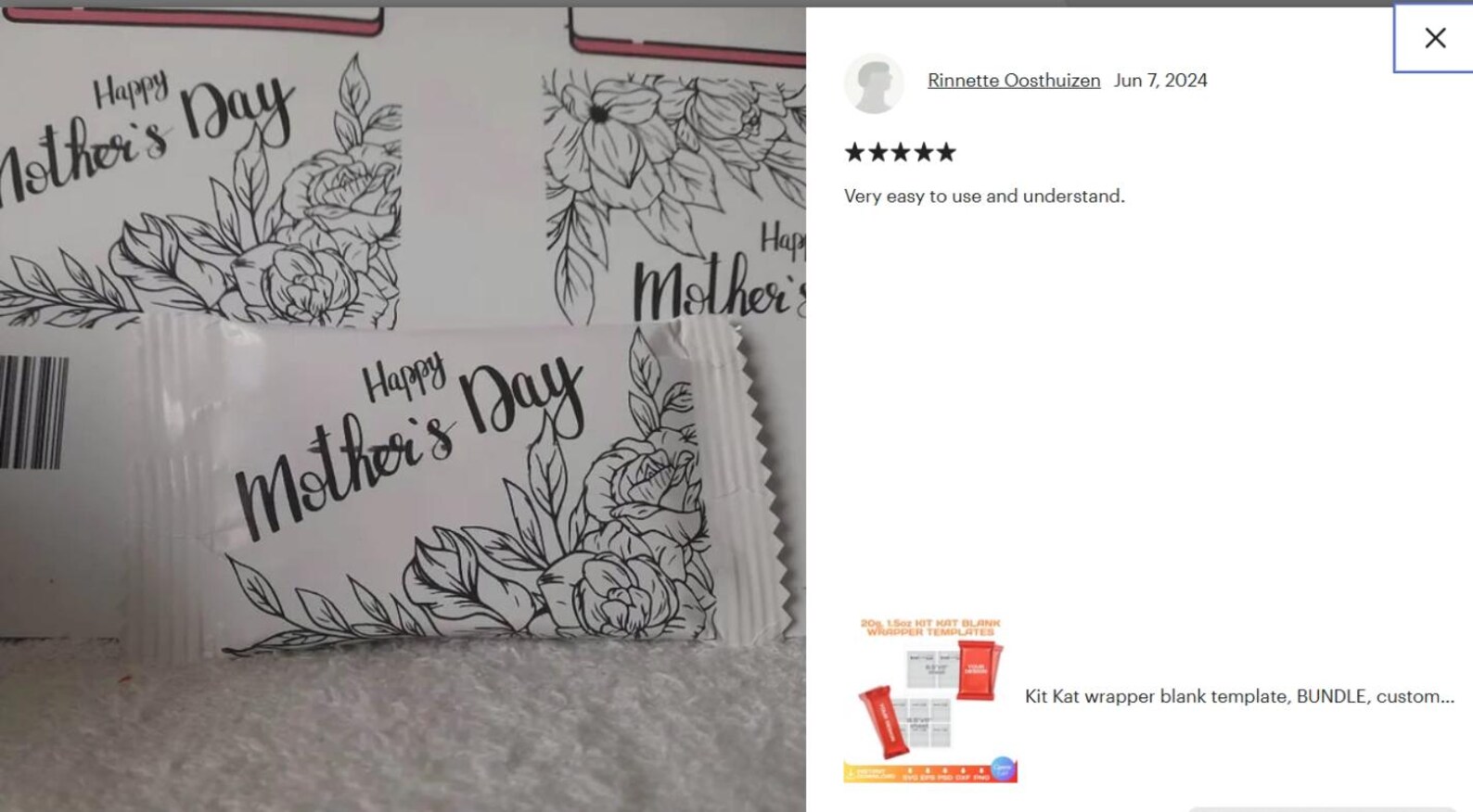 Kit Kat Wrapper Blank Template, BUNDLE, Custom, Chocolate Party Favor ...