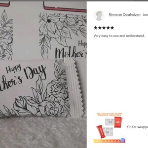 Kit Kat Wrapper Blank Template, BUNDLE, Custom, Chocolate Party Favor ...