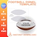 Junior Size Football Panel Template, Svg, Png, Dxf, Psd, Instant ...